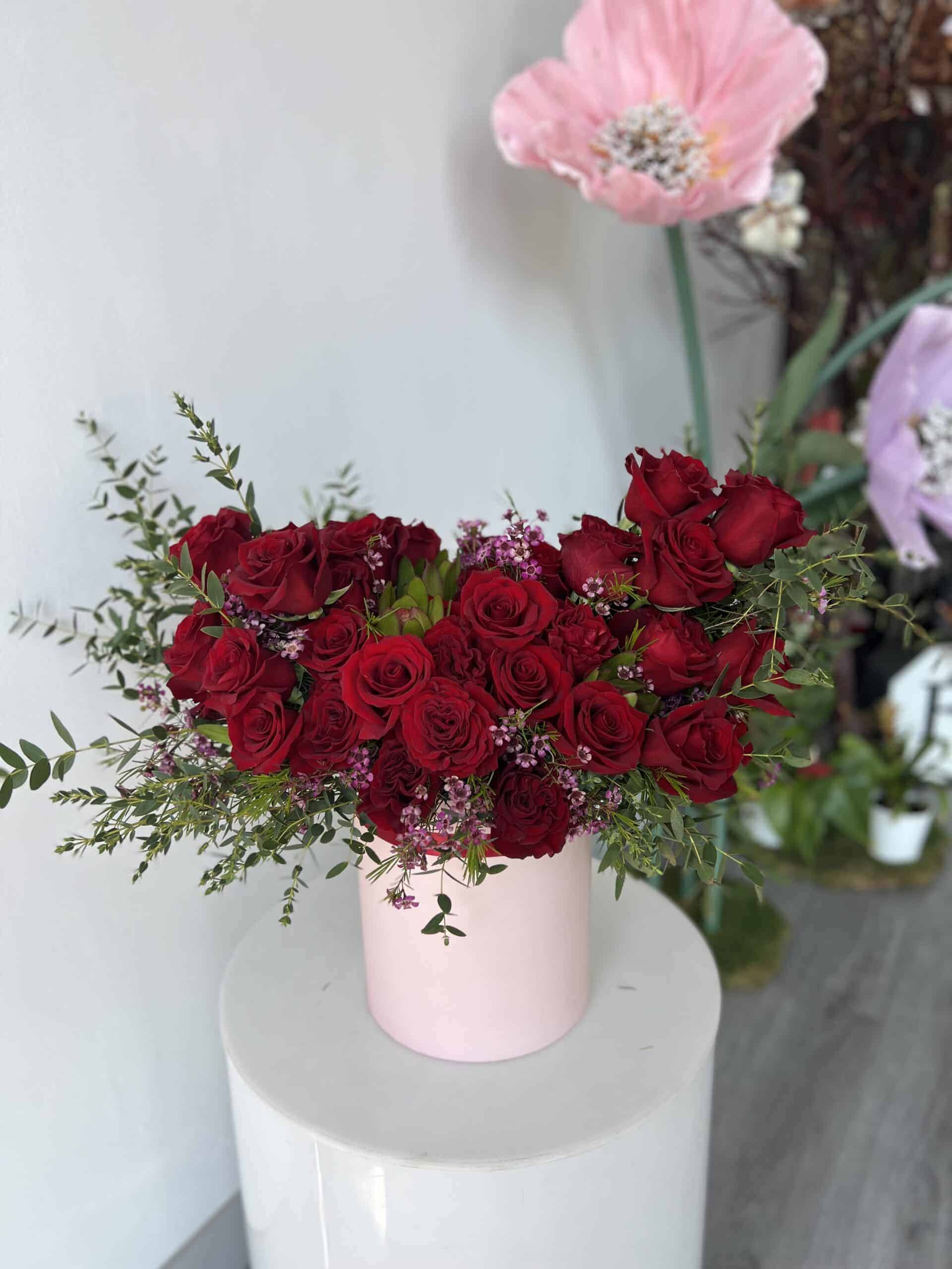 Passionate Red Rose Bouquet - Luxurious Romance Gift